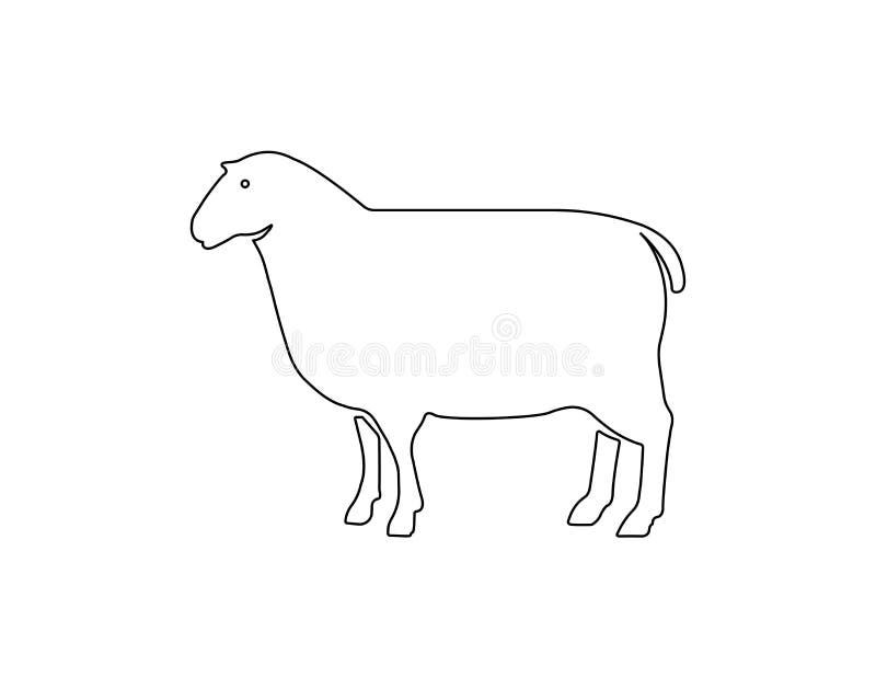 Lamb Icon Vector. Lamb Vector Graphic Illustration - Vector Stock ...