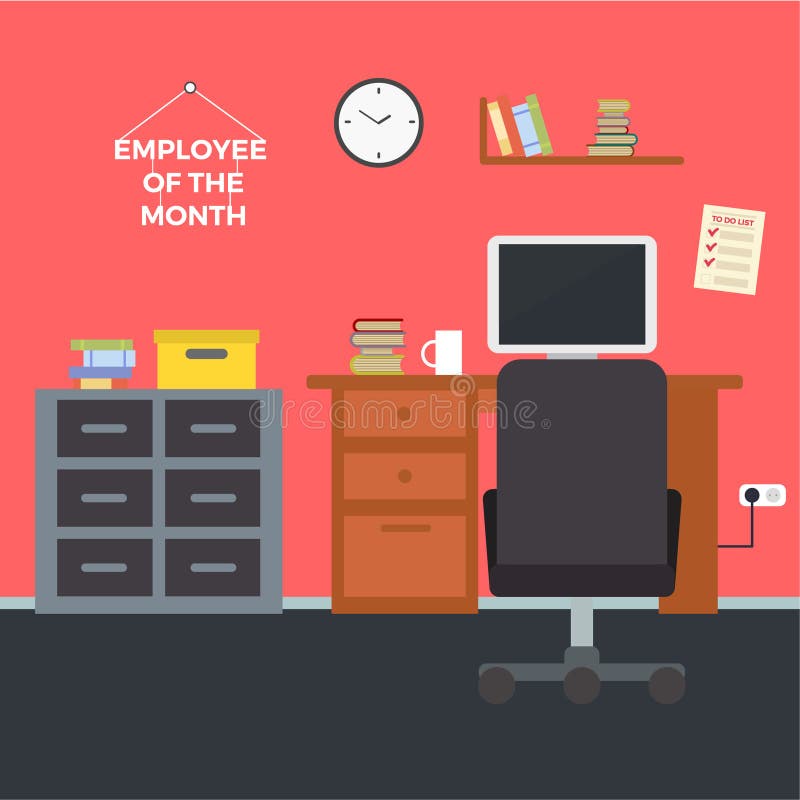 Coworking Office Interior Modern Center Creative Workplace Environment ...