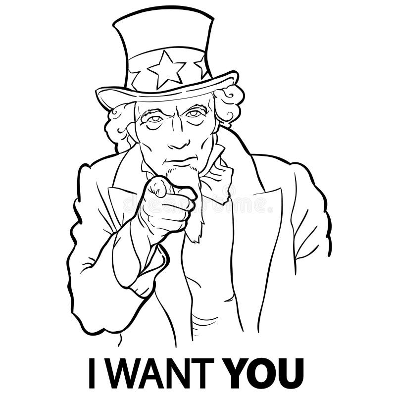 Uncle Sam Wants You Drawing