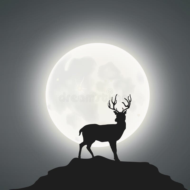 Buck Moon Stock Illustrations – 209 Buck Moon Stock Illustrations ...