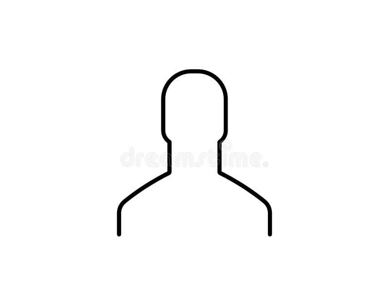 Male Manager Icon. Vector Style is Flat Iconic Symbol with Line White ...