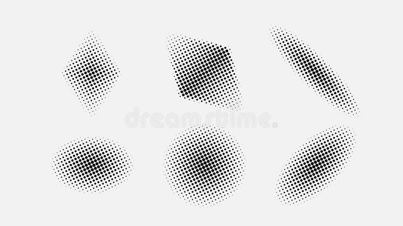 Set of Halftone Effects. Template for Your Design Stock Vector ...