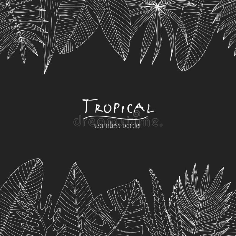 Topical Pattern Black White Stock Illustrations – 84 Topical Pattern ...