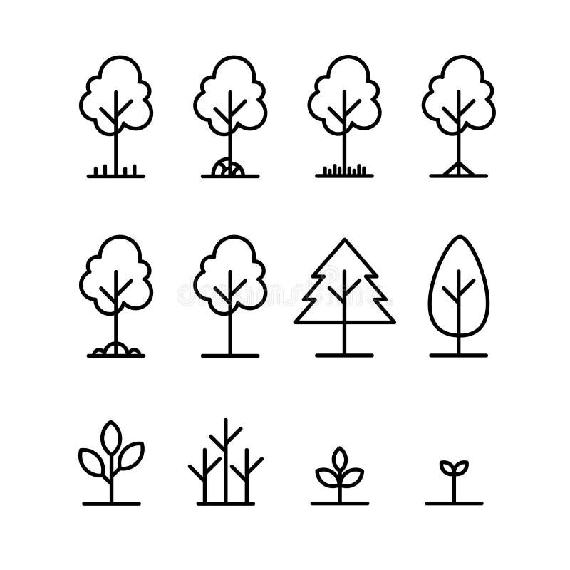 Various Species of Mangrove Vector Illustration Stock Vector ...