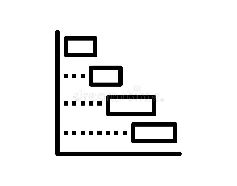 Linear Workflow Icon for New Business. Pictogram in Outline Style ...