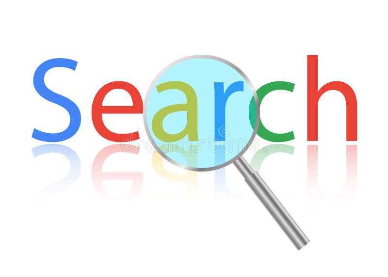 Background of Popular Internet Web Search Stock Vector - Illustration ...