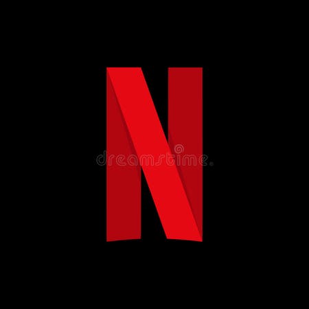 Netflix Vector Logo on Red Background Editorial Photo - Illustration of ...