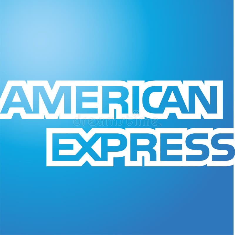 The American Express Logo on White Background Editorial Illustrative ...