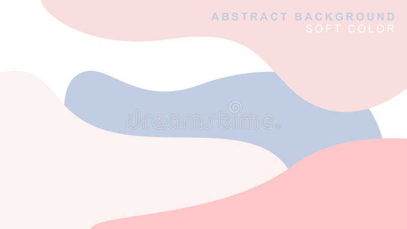 Abstract Modern Shape Templates with Soft Colors. Stock Illustration ...