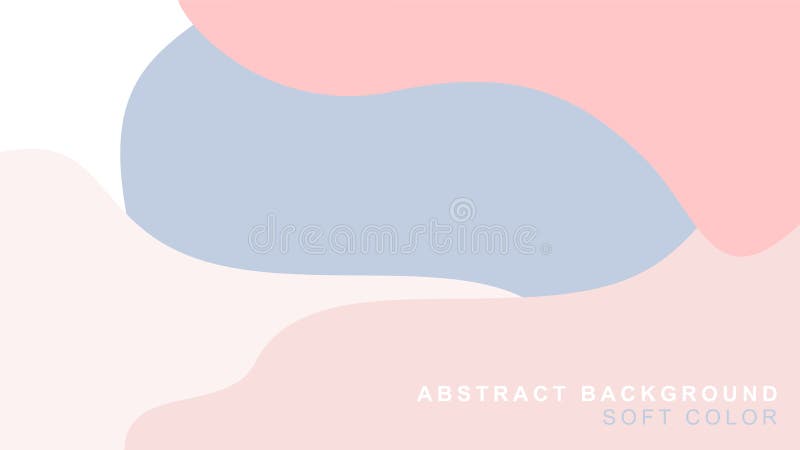 Abstract Modern Shapes with Soft Color. Stock Vector - Illustration of ...