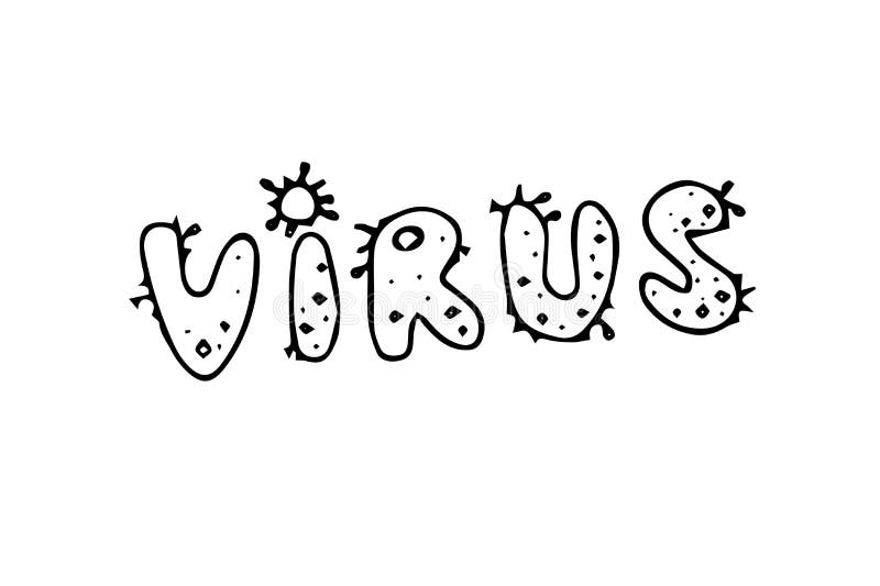 Virus Written Stock Illustrations – 2,560 Virus Written Stock ...