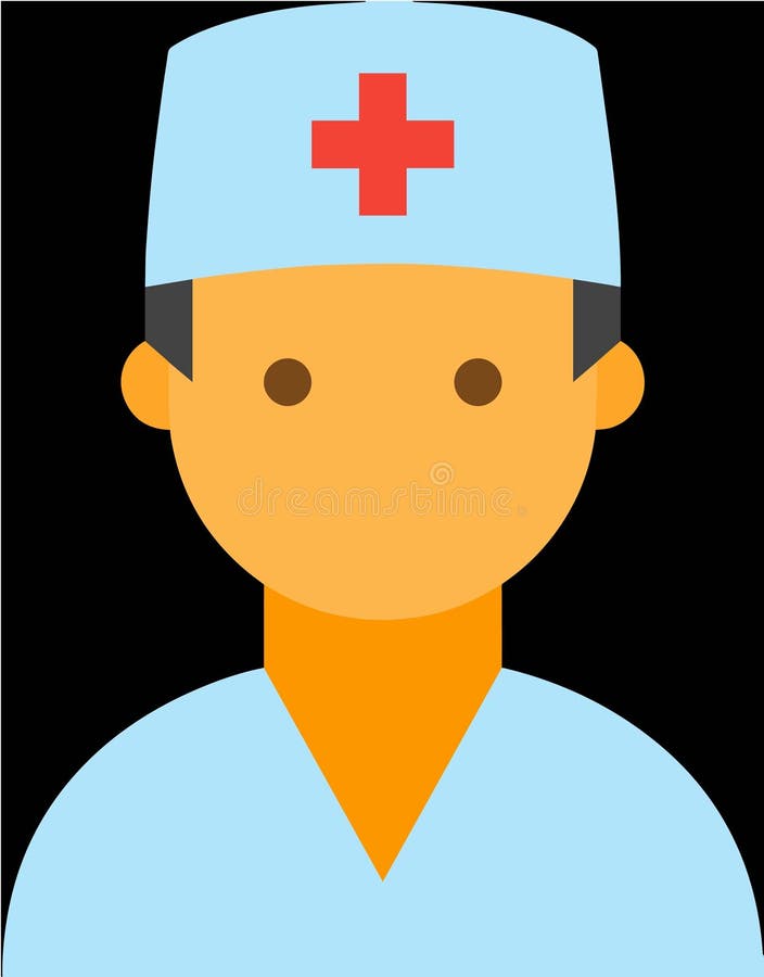 Health Worker Icon Symbol Colorful Illustration Stock Illustration ...