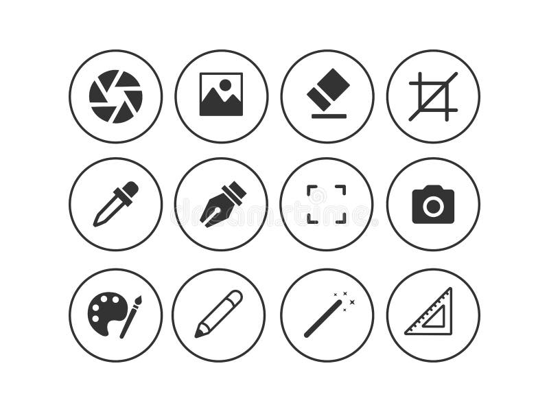 Adobe Photoshop Icon Outline Stock Illustrations – 40 Adobe Photoshop ...