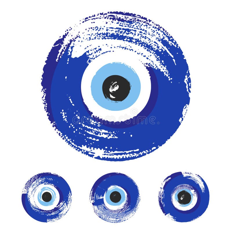Hand Drawn Turkish Eye. Symbol of Protection Turkey, Greese, Cyprus ...