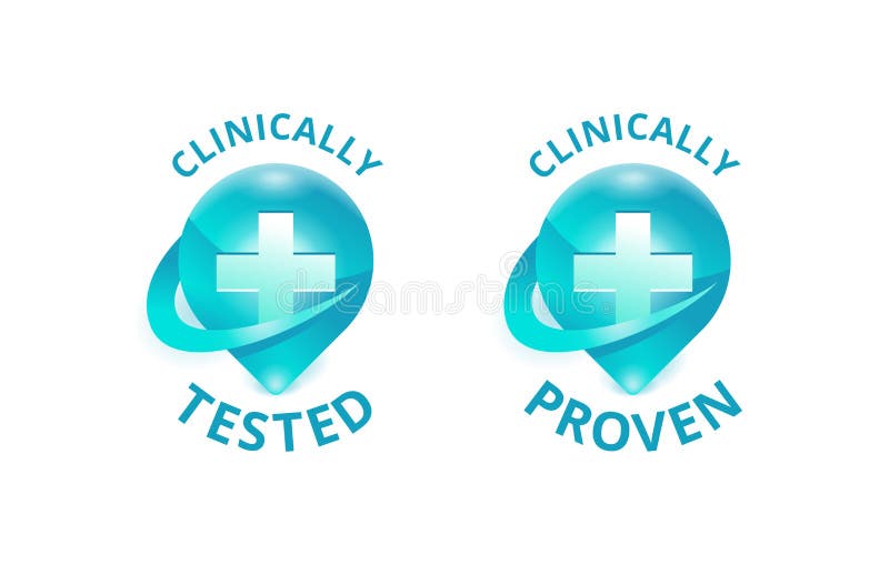 Clinically Proven and Clinically Tested Stamp Stock Vector ...