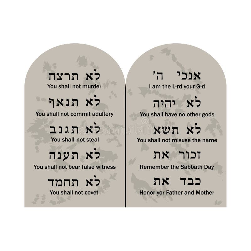 10 Commandments Tablets Clipart