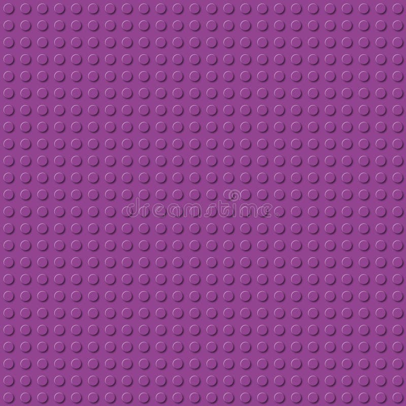 Purple Building Blocks Seamless Pattern Stock Vector - Illustration of ...