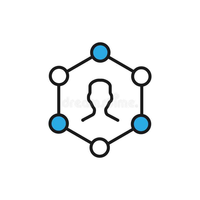 Line Male Customer Support Icon. Help Center Symbol Isolated for Web ...