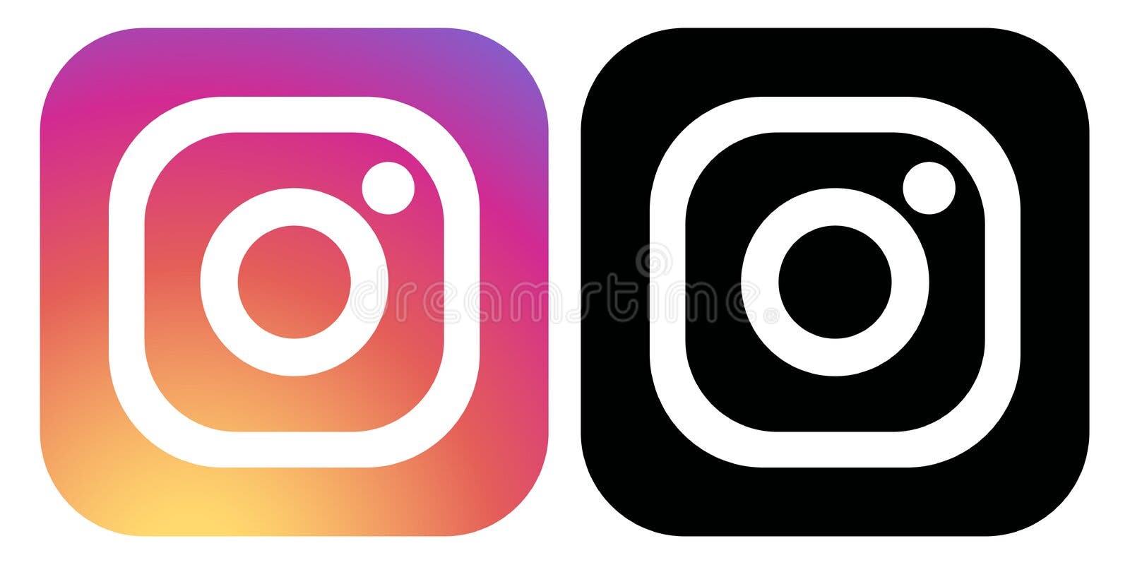 Squared Colored Round Edges Facebook Logo Icon Editorial Stock Image ...