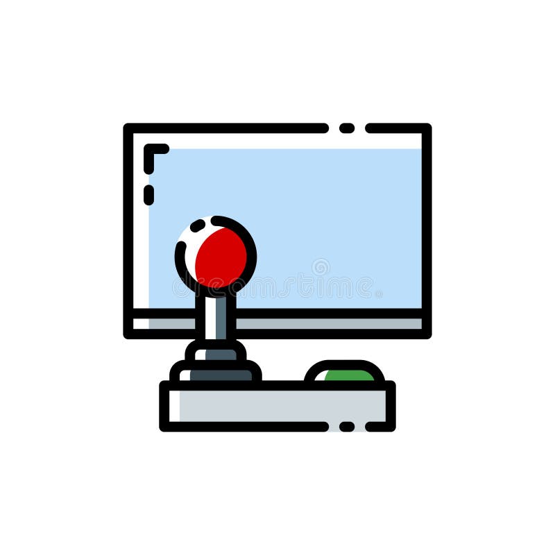 Console Icon in Glyph Style for Website Stock Vector - Illustration of ...