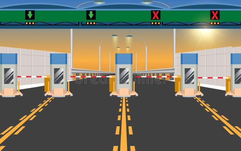 Expressway Tollgate Stock Illustrations – 20 Expressway Tollgate Stock ...