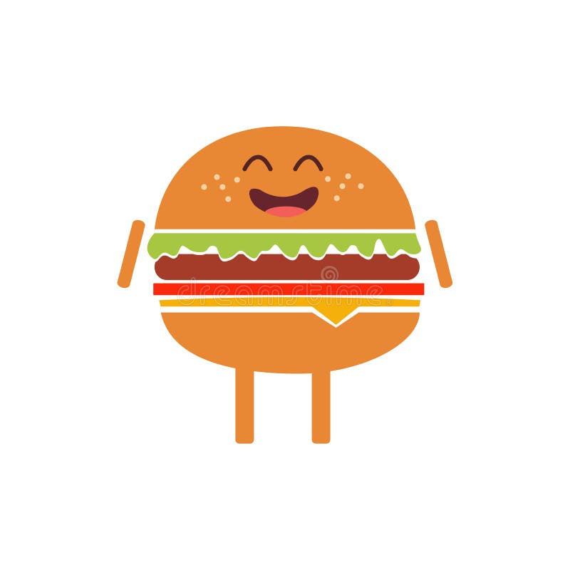 Smiley Burger Stock Illustrations – 123 Smiley Burger Stock ...