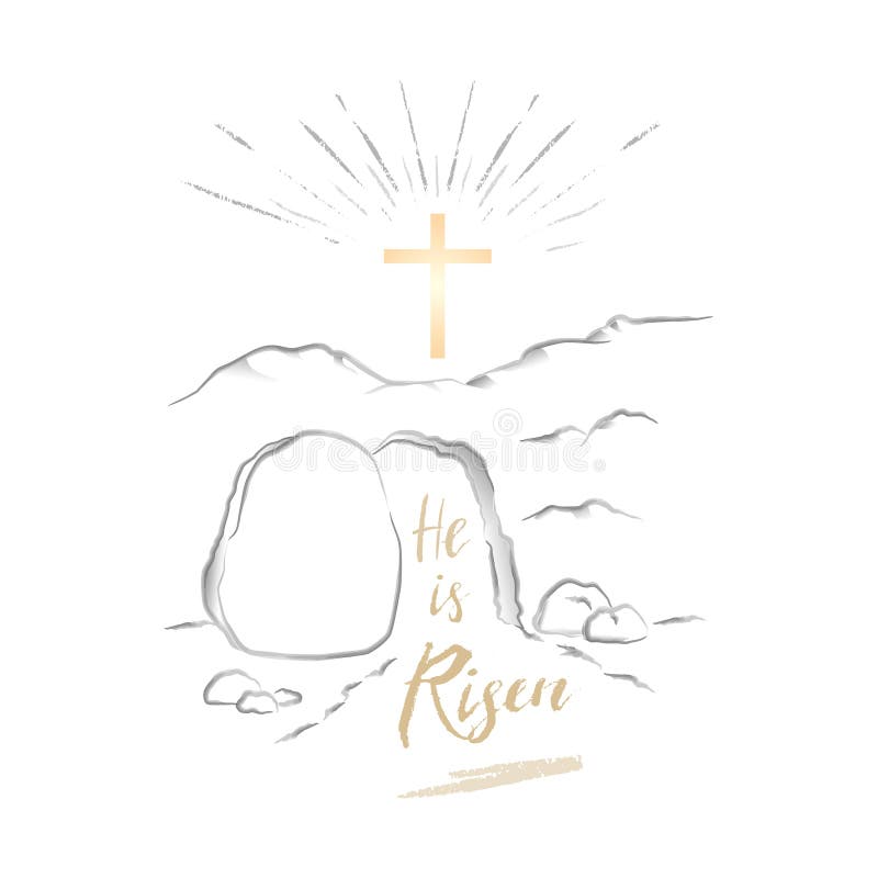 Easter Tomb stock illustration. Illustration of entrance - 189003963