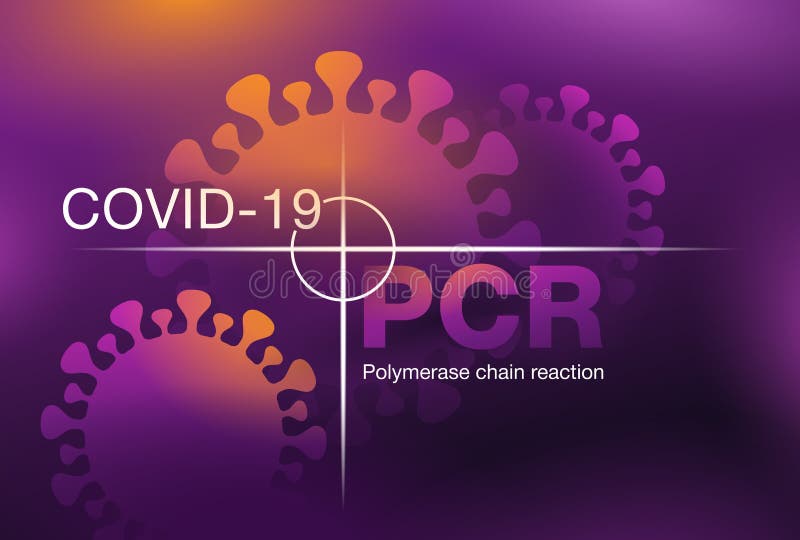 PCR - Polymerase Chain Reaction Testing Stock Vector - Illustration of ...