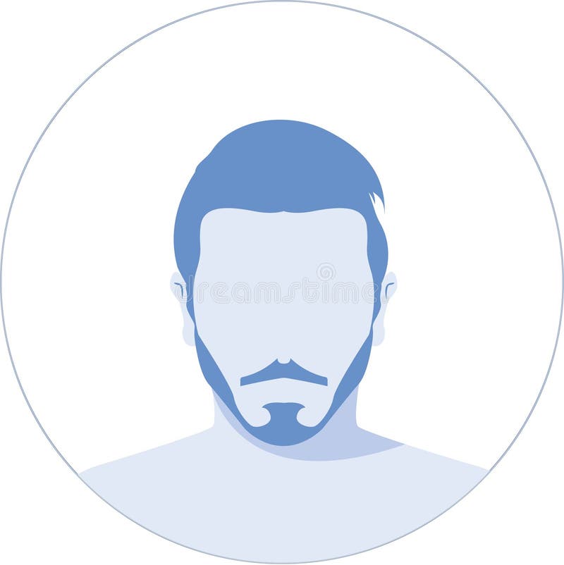 Hand Drawn, Male Avatar Profile Icon or Portrait Icon.User Flat Avatar ...