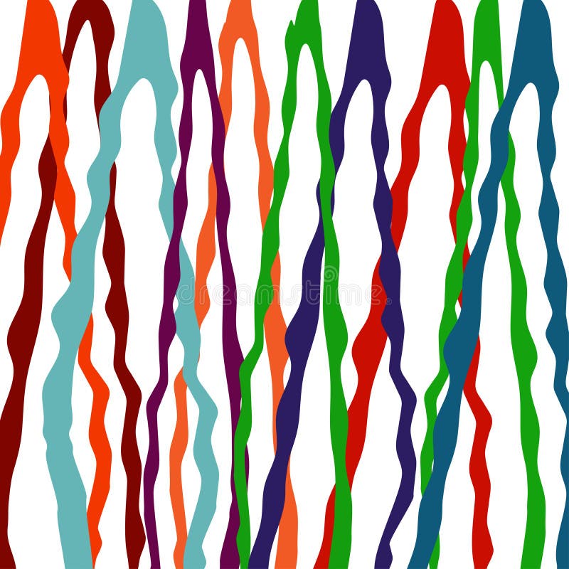 Flowing Down Multi-colored Paint Stock Vector - Illustration of print ...