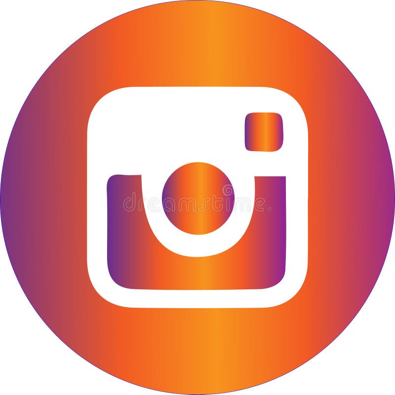 Abstract Instagram Logo on White Editorial Image - Illustration of ...