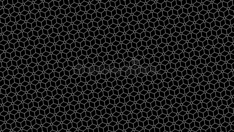 Backgrounds Abstract Black and White. Geometric Shapes Hexagon. Vector ...