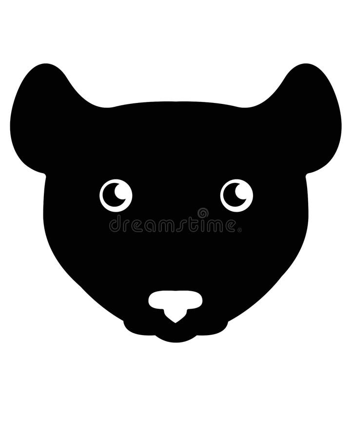 Mouse or Rat Silhouette - Stock Illustration for Logo or Pictogram ...