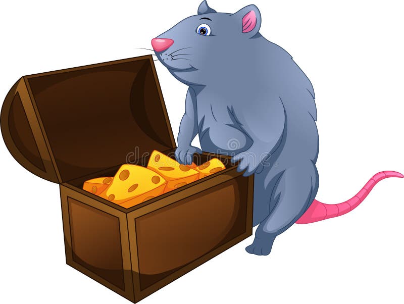 Mouse cheese stock vector. Illustration of cute, food - 23288241