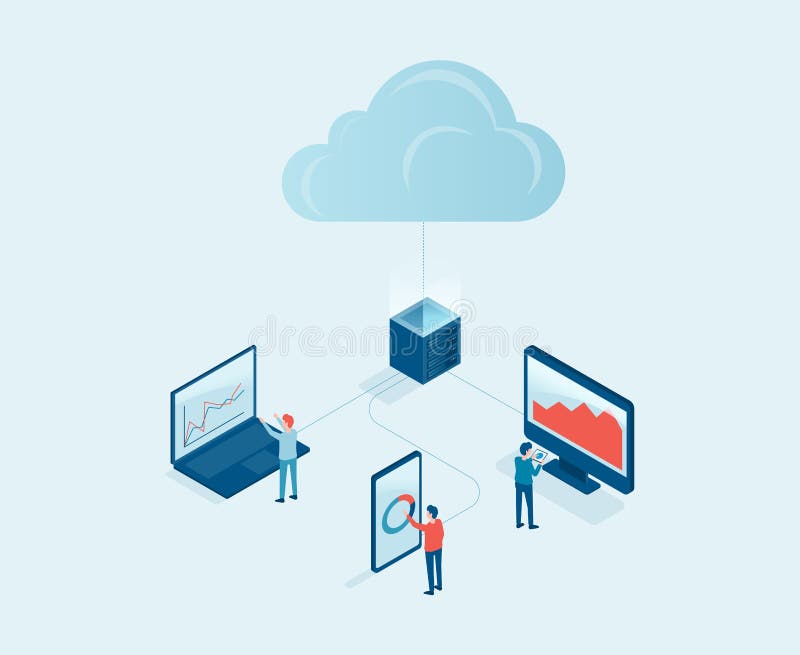 Business Technology Cloud Computing Service and Technology File Upload Backup on Cloud Server ...