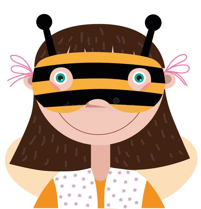 Cartoon Bee Mask Stock Illustrations – 297 Cartoon Bee Mask Stock ...