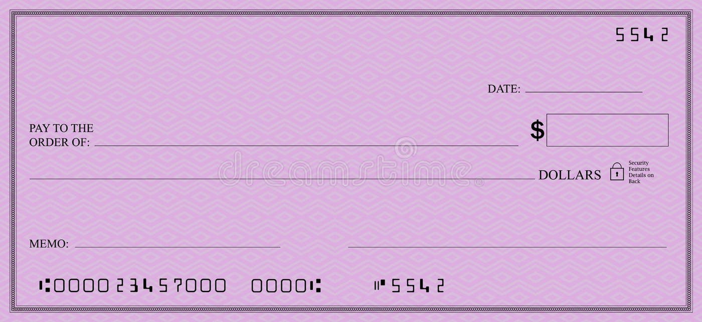 Blank Check Large Stock Illustrations – 194 Blank Check Large Stock ...