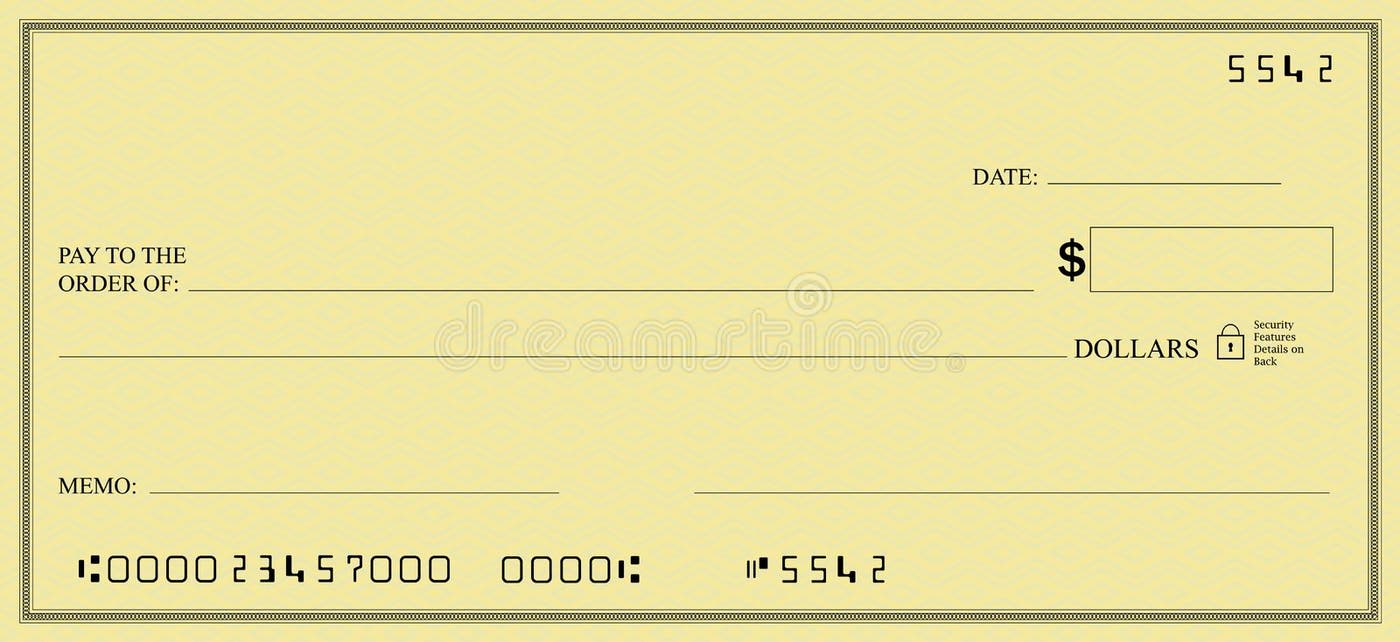 Winner Cheque Template Stock Illustrations – 25 Winner Cheque Template ...