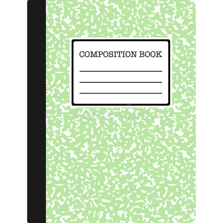 Composition Notebook Stock Illustrations – 23,090 Composition Notebook ...