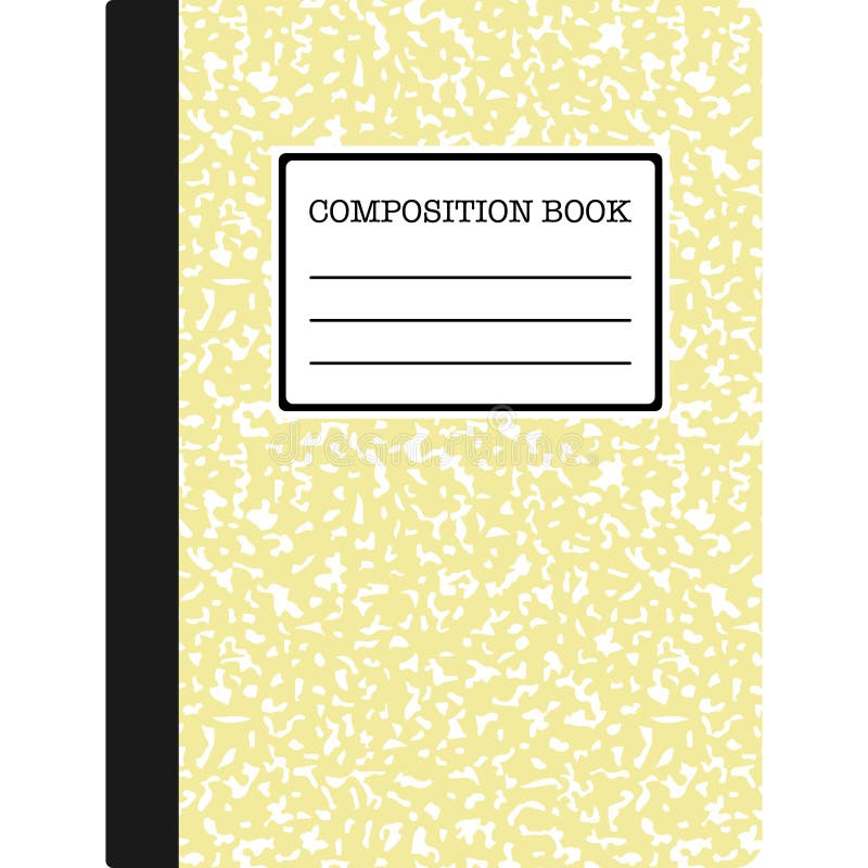 Composition Notebook Label Stock Illustrations – 2,004 Composition ...