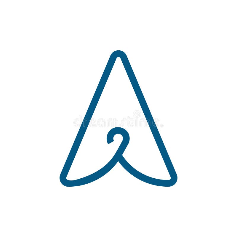 Abstract Vector Letter a Logo. Letter a Monogram Icon. Stock ...