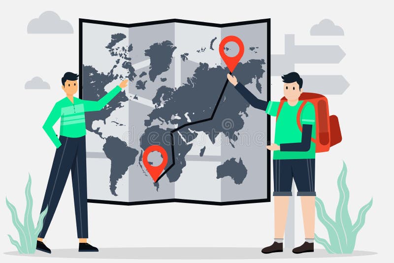 Folded Paper Map Hand Stock Illustrations – 127 Folded Paper Map Hand ...