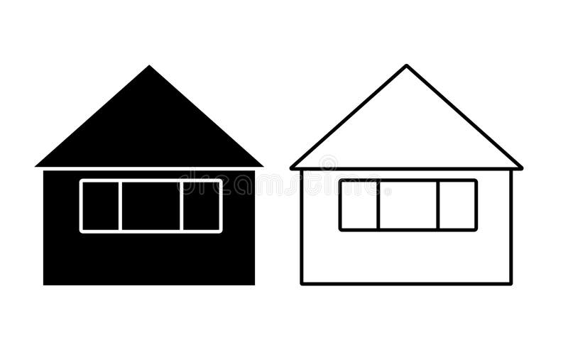 House linear icon vector stock vector. Illustration of property - 194154084