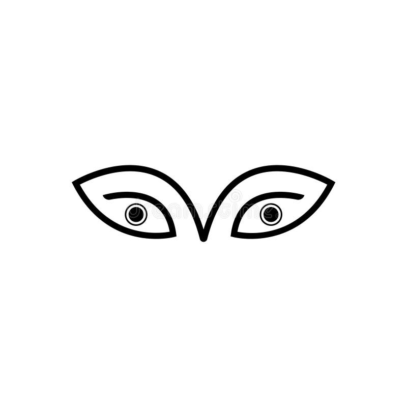 Two Eye Logo, Concept for Optical, Healthcare, Beauty Care - Vector ...