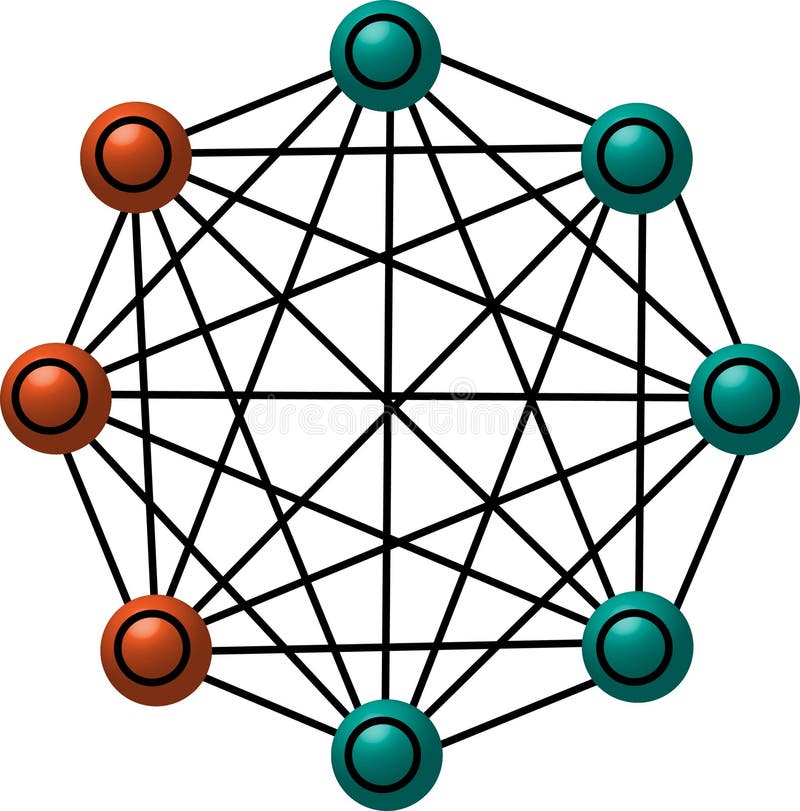 Boltzmann Machine Neural Network Component Illustration Diagram Stock ...