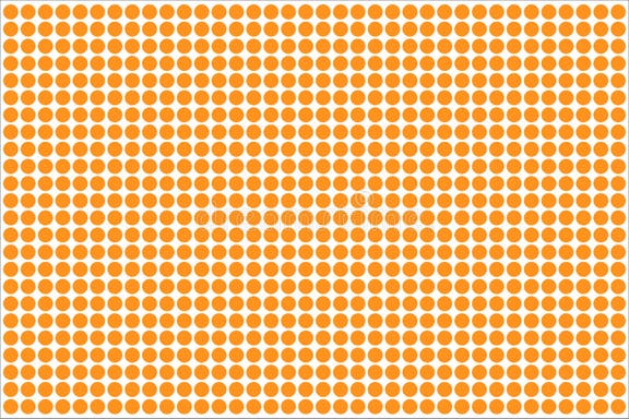 Orange Bullets Pattern Background, Orange Circle Symbols Arranged on ...
