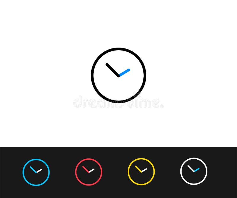 Clock Icon. Time Icon. Premium Quality Graphic Design. Editable Stroke ...