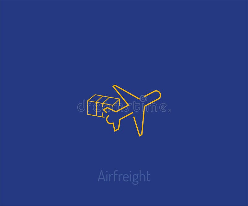 Air Freight Vector Line Icons. Premium Quality Graphic Design. Editable ...