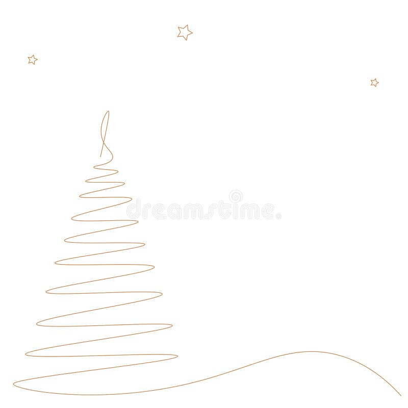 Christmas Tree Line Drawing Stock Illustrations – 41,341 Christmas Tree ...