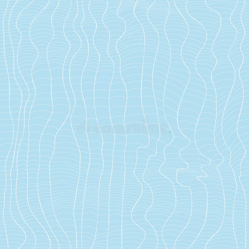 Seamless Abstract Pattern with Fine Line Art Stock Vector ...